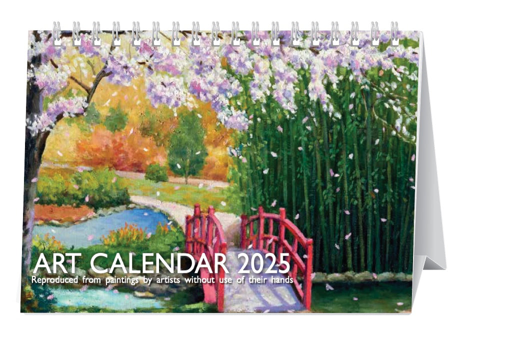 MFPA | Wire Bound Desk Calendar – Mouth & Foot Painting Artists Pty ...