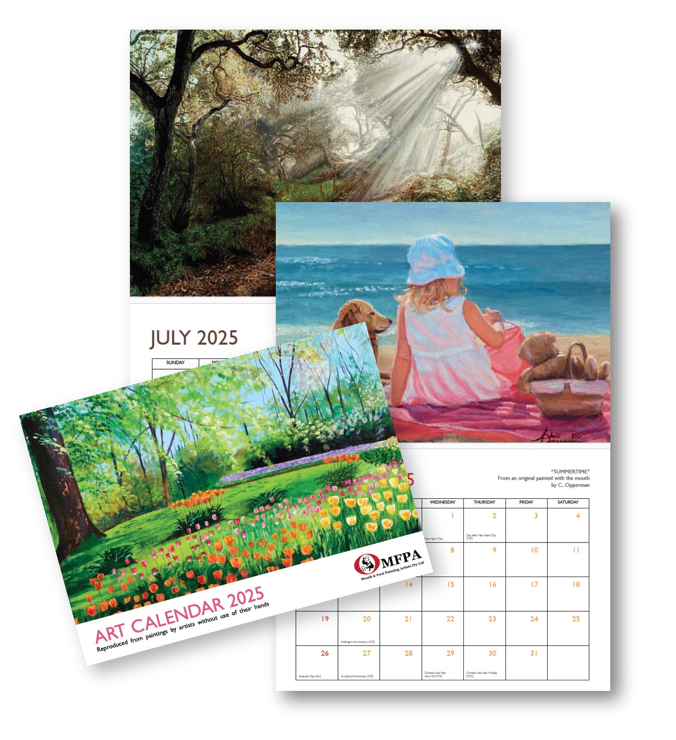 MFPA | Wall Calendar – Mouth & Foot Painting Artists Pty. Limited