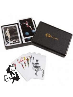 MFPA | Set #2 of Boxed Playing Cards (2 Decks) – Mouth & Foot Painting ...
