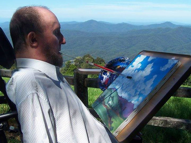 Gary Atkins – Mouth & Foot Painting Artists Pty. Limited